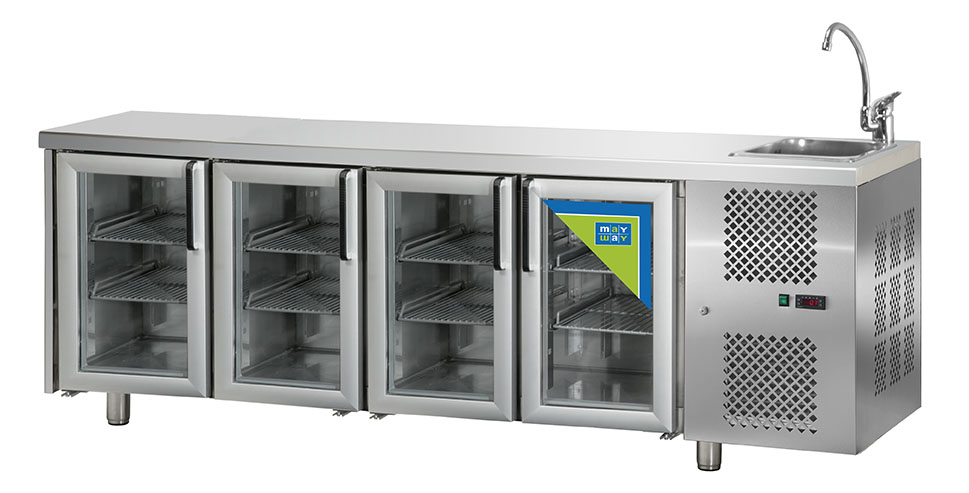 Cooling Table, KT 04 MID PVL, 4T glass | Cooling tables | Refrigerated ...